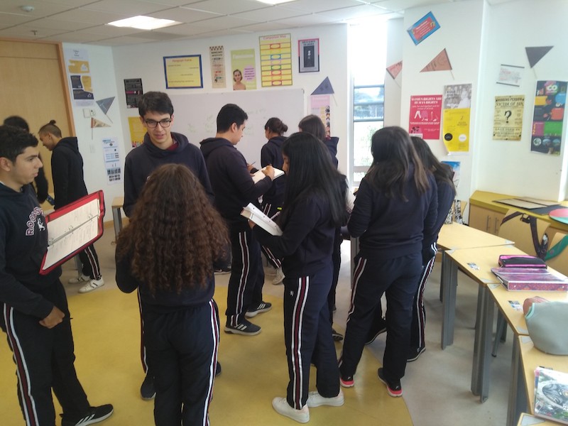 English language learning in High School